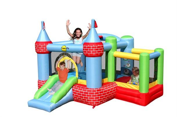 מתקן קפיצה הטירה הכולל בריכת כדורים החווה - Happy Hop - אדל בריכות ...